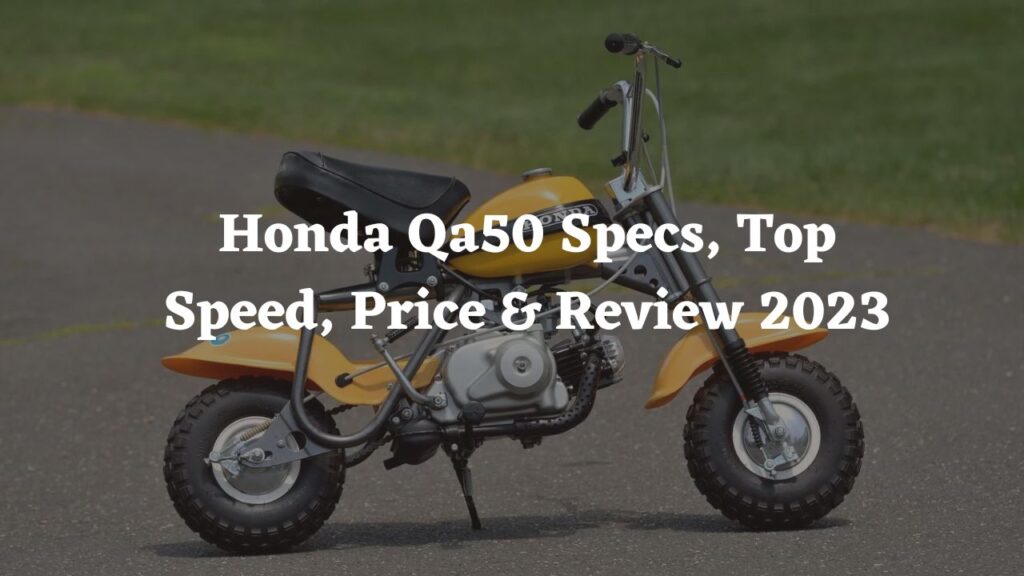 Honda Qa50 Specs, Top Speed, Price & Review 2024