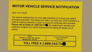 Motor Vehicle Service Notification: Scam Or Legitimate? Here's How To Tell